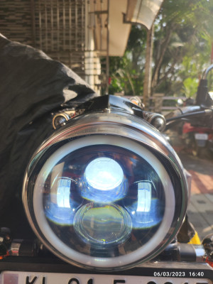 55-Watts Led Headlight For Royal Enfield MotorbikeCustoms