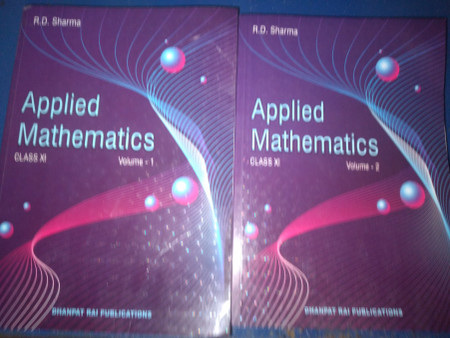 RD Sharma APPLIED MATHEMATICS Class 12 2023-2024 PDF, 46% OFF