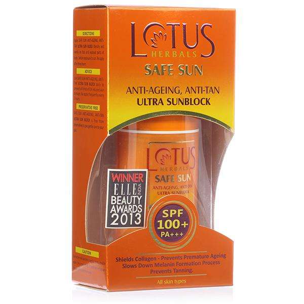 Lotus spf 100 store