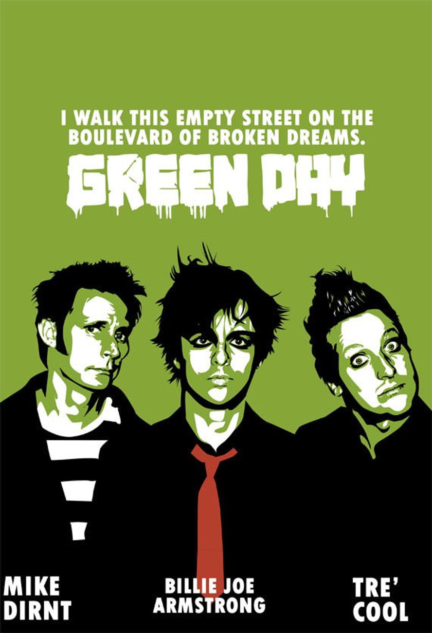 Green Day Concert Poster