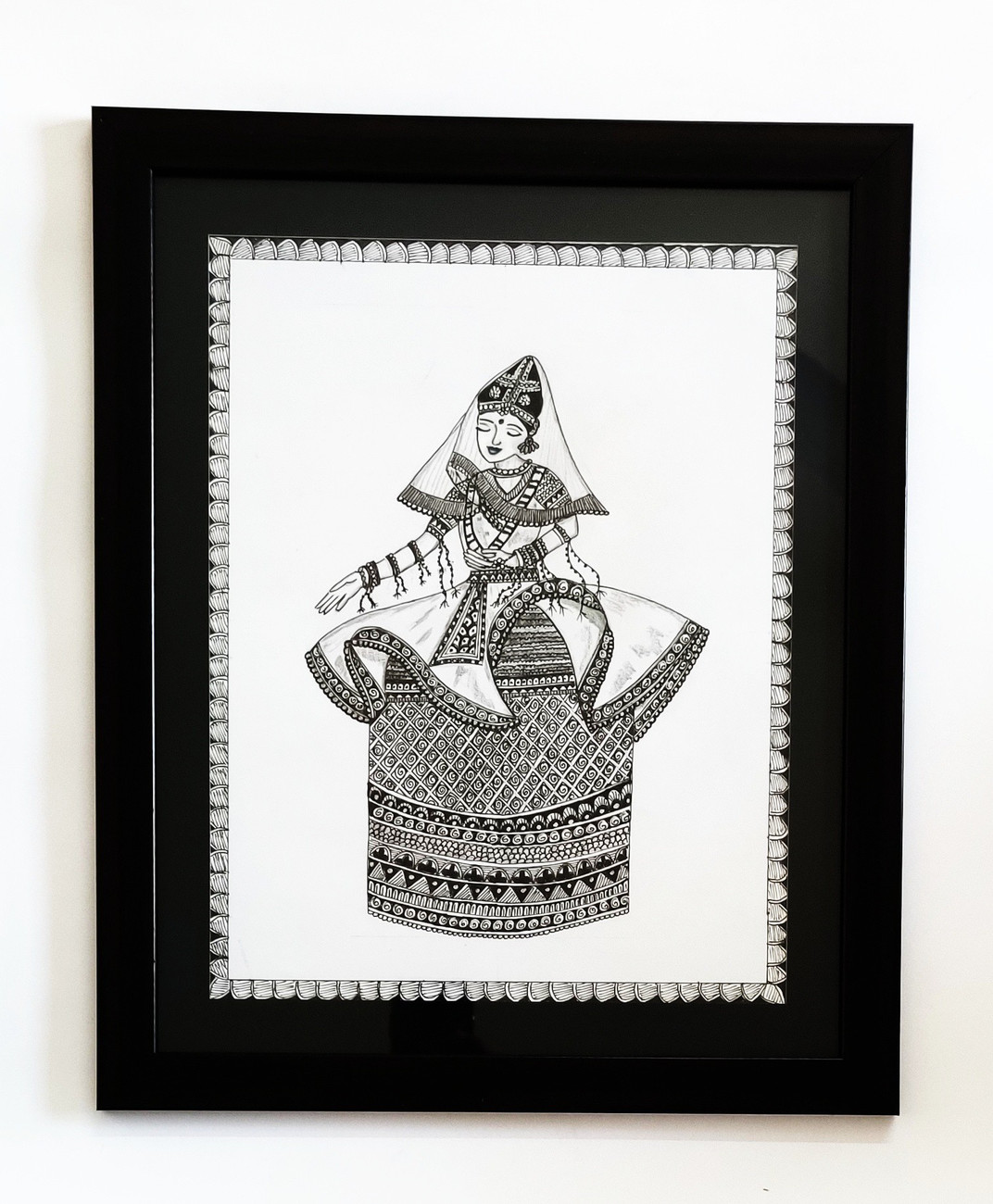 Manipuri Dance Painting