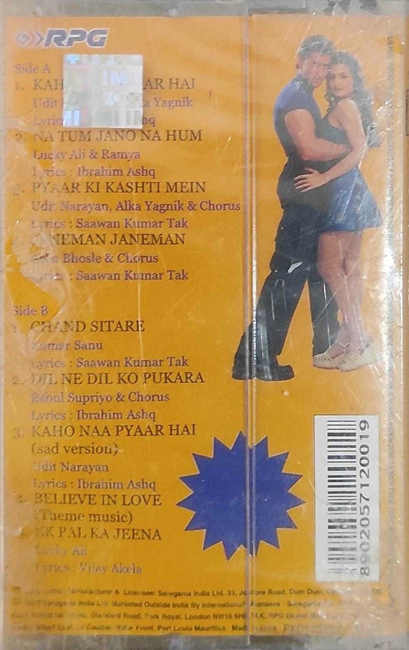 Kaho Naa Pyaar Hai Cd