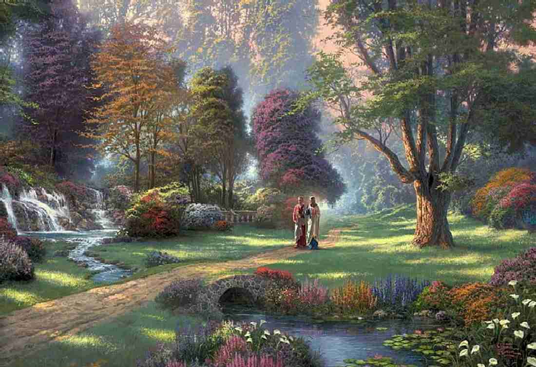 Thomas Kinkade Winter Desktop Backgrounds Christmas Chapel I