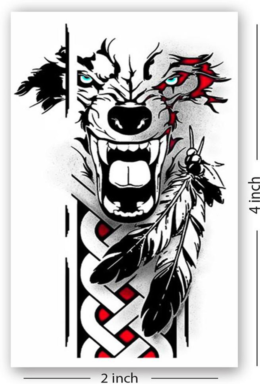 Tribal Winged Werewolf