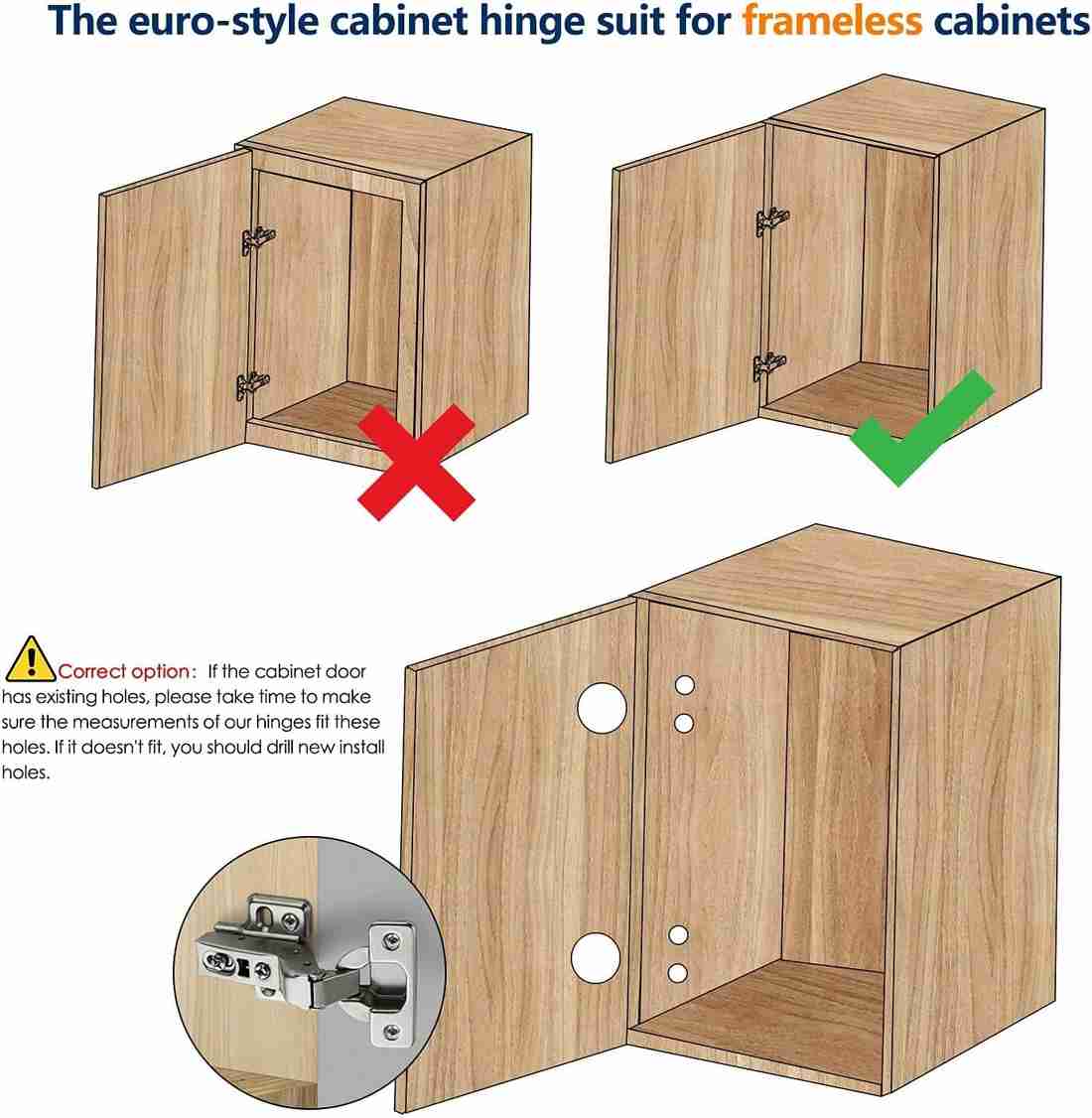 How To Install Concealed Euro Style Cabinet Hinges | Cabinets Matttroy