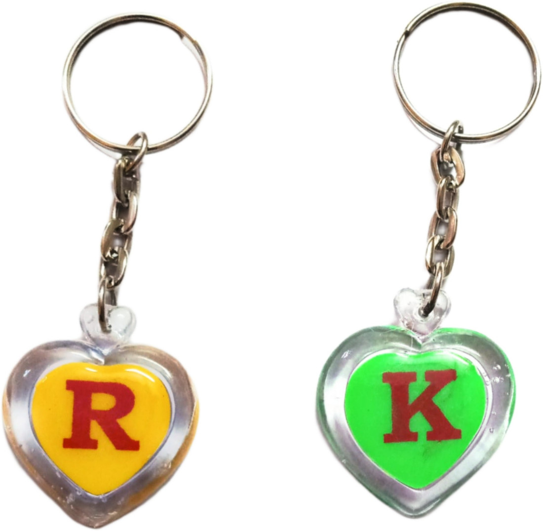 Alphabet R And K In Heart