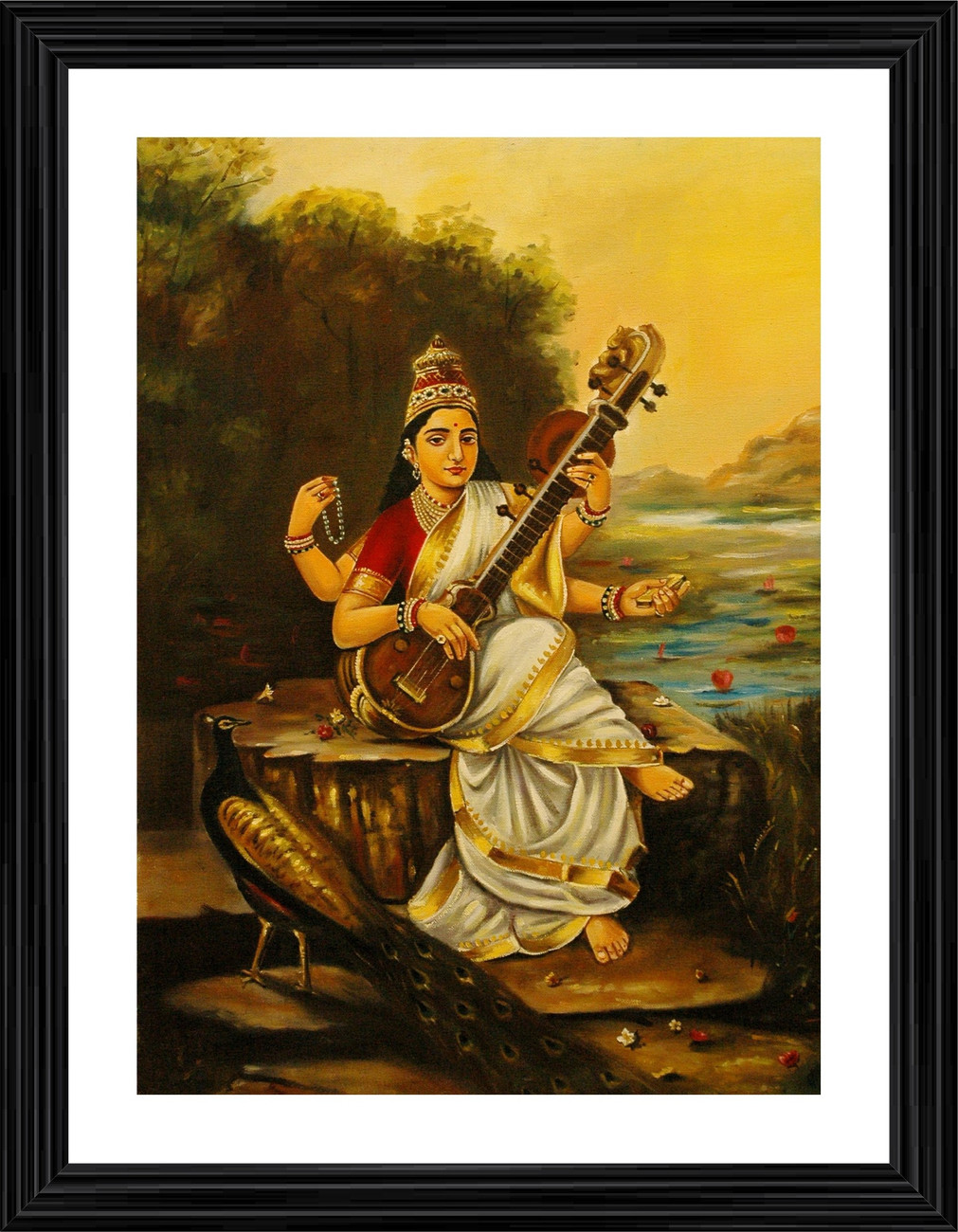 Raja Ravi Varma Saraswati