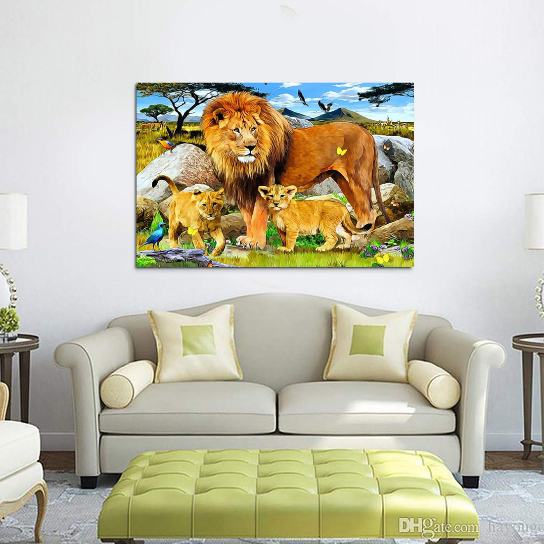 Lion Design Wallpaper