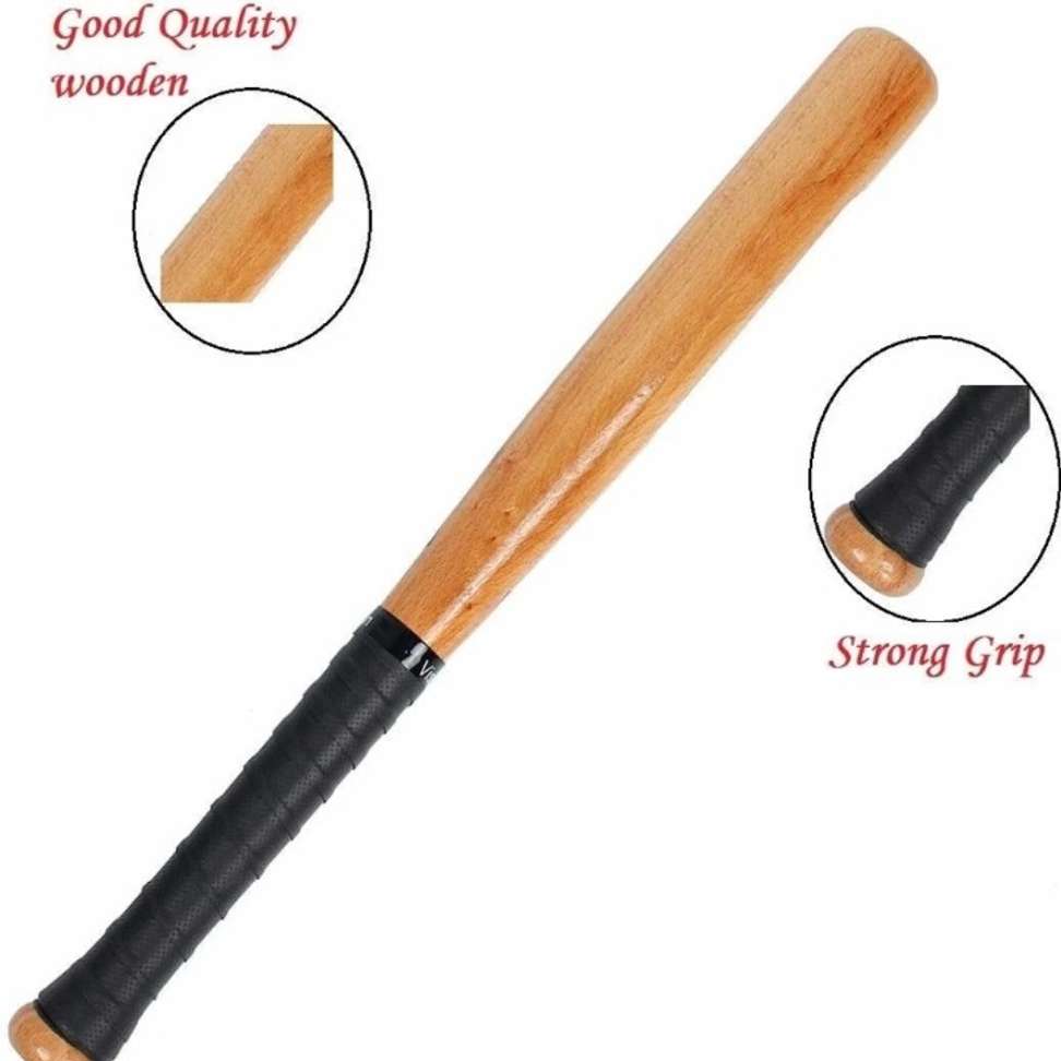 Seven Star Sports SSS Heavy Duty Natural Wood Baseball Bat Self Defense ...