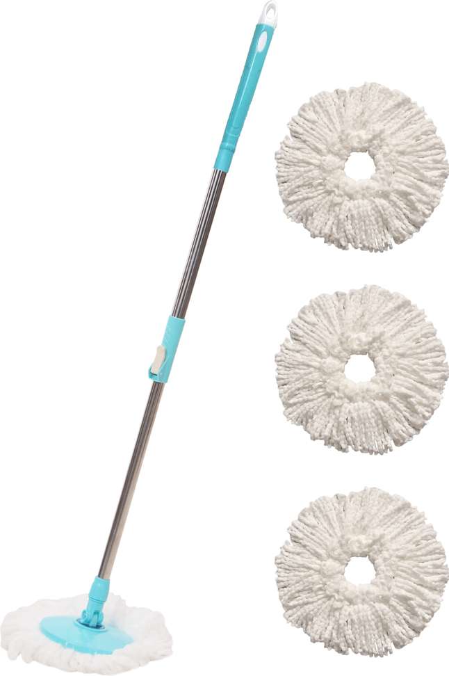 Ultimate Spin Mop-Rod Set|Wet & Dry Cleaning Mop|Mops Pocha 3 ...