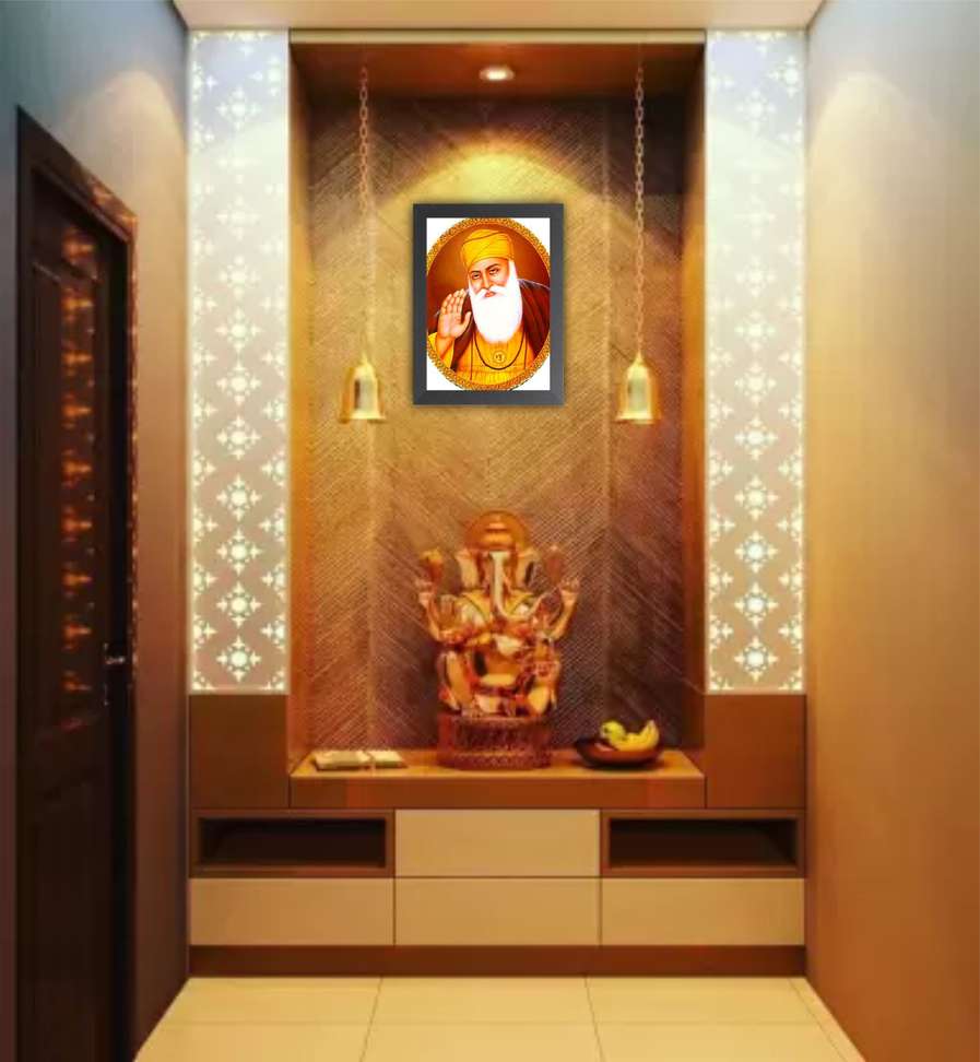 Guru Nanak Dev Guru Gobind Singh Ji/Waheguru/sikh guru wall hanging ...