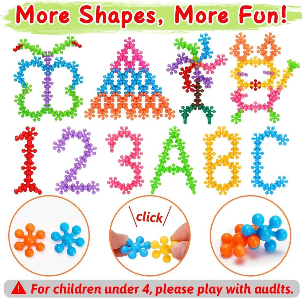 Creative Star Link: Educational Interlocking Blocks for Kids (50 ...