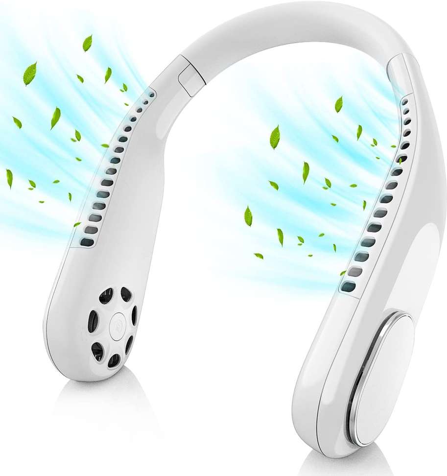 immutable SMART Neck Fan Portable Face Fan Personal USB Hands-Fre3 ...