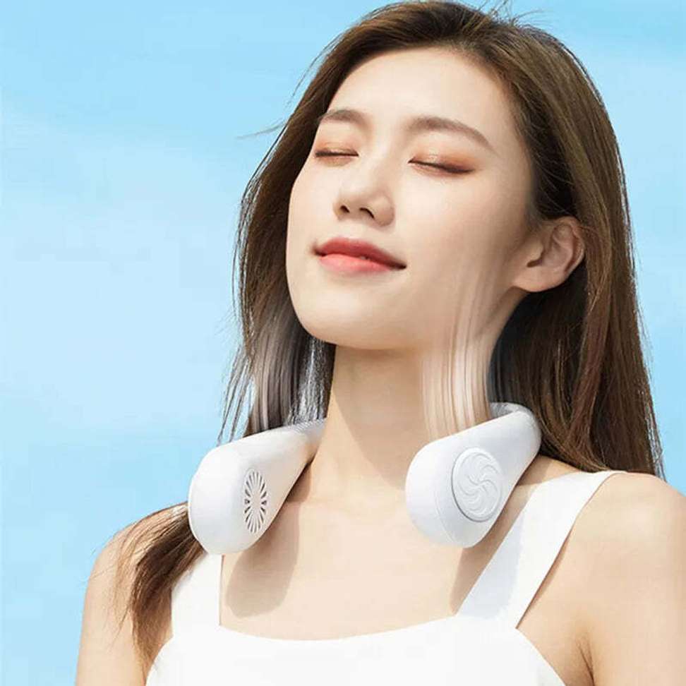 immutable SMART Neck Fan Portable Face Fan Personal USB Hands-Fre3 ...