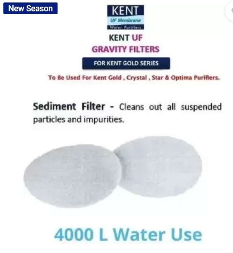 KENT by Kent 1 Pair / 2 pc Sediment Filter Cloth Filter Paper Filter ...