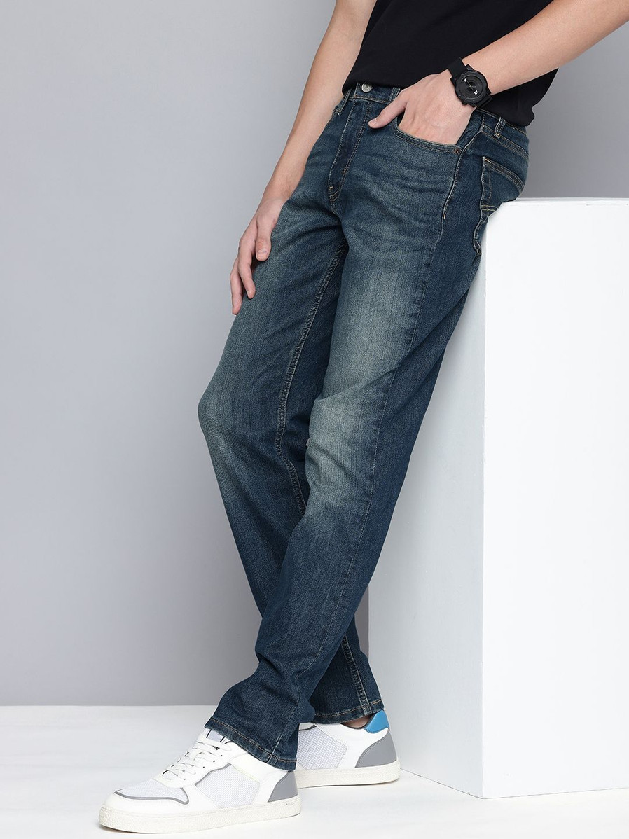 RED TAPE Straight Fit Men Blue Jeans - Buy RED TAPE Straight Fit Men ...