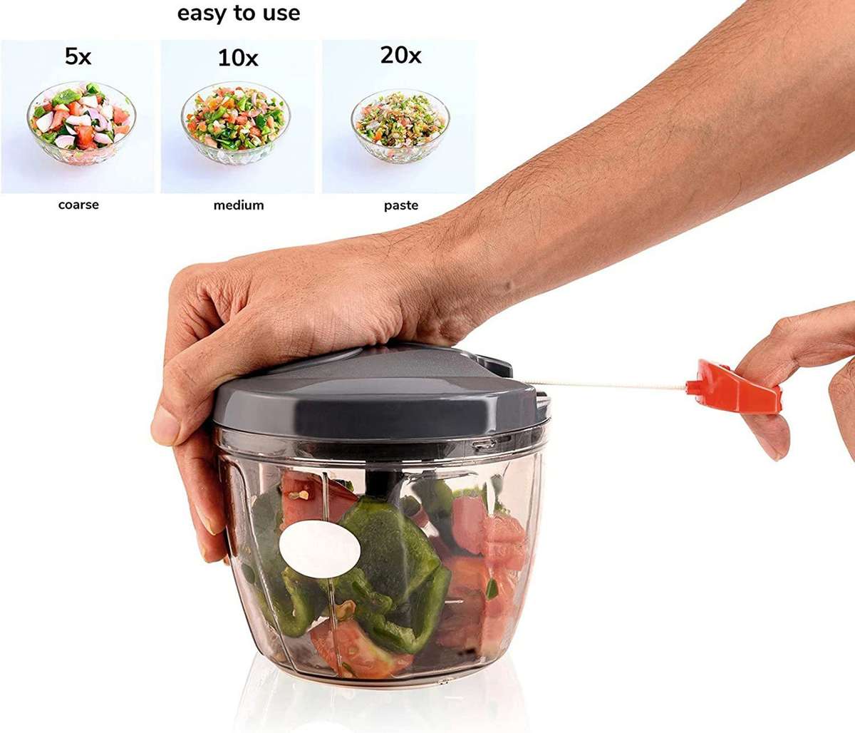 Stainless Steel Blade 450 ML Chopper Quick chopper Apple Chopper Price ...