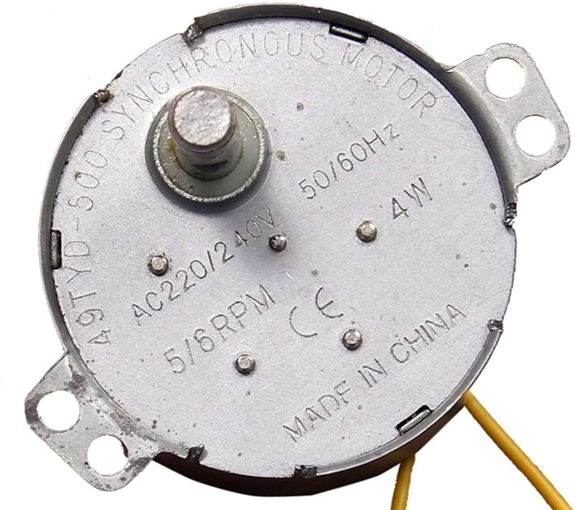 ERH India 1 Pc Synchronous Motor 220-240volts 5/6rpm 4w Auto Swing ...