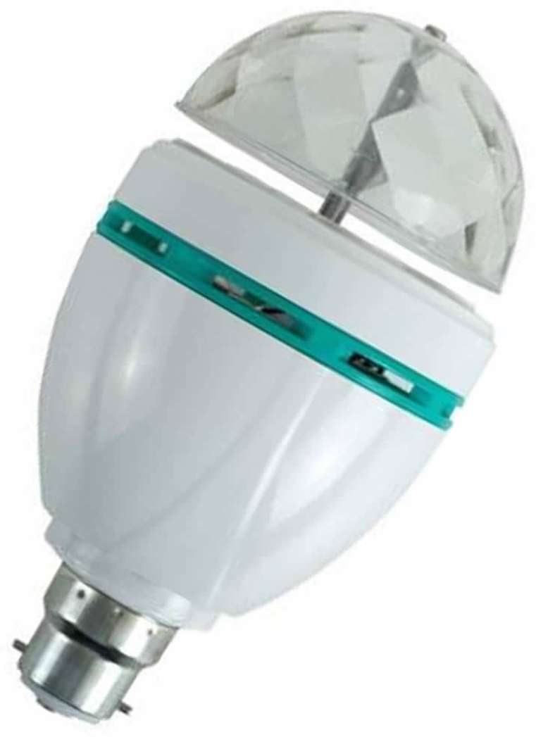 Diwali Decoration Bulb Disco Light 360D LED RGB Rotating Light(3W ...