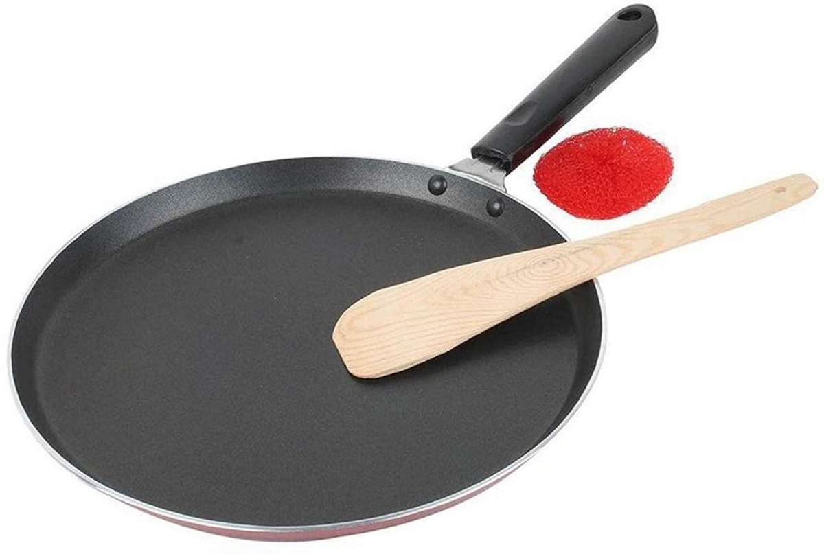 Flat Pan 28 cm diameter with Lid 1 L capacity Price in India - Buy Flat ...