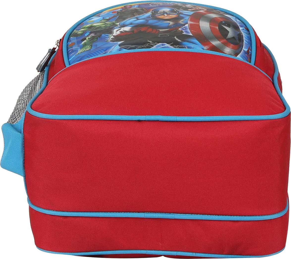 AVENGERS BOYS SCHOOL BAG FOR (LKG/UKG/1st std) Waterproof (Red ...