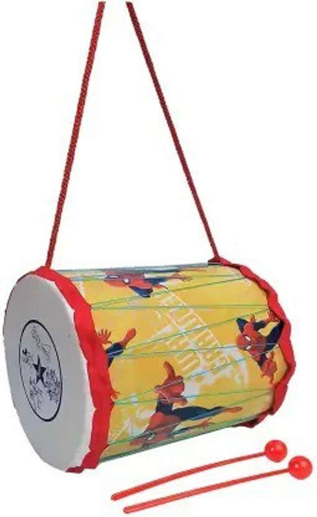 Musical Drum Set for Kids, Large Punjabi Dhol, Music Play Toy Price in ...