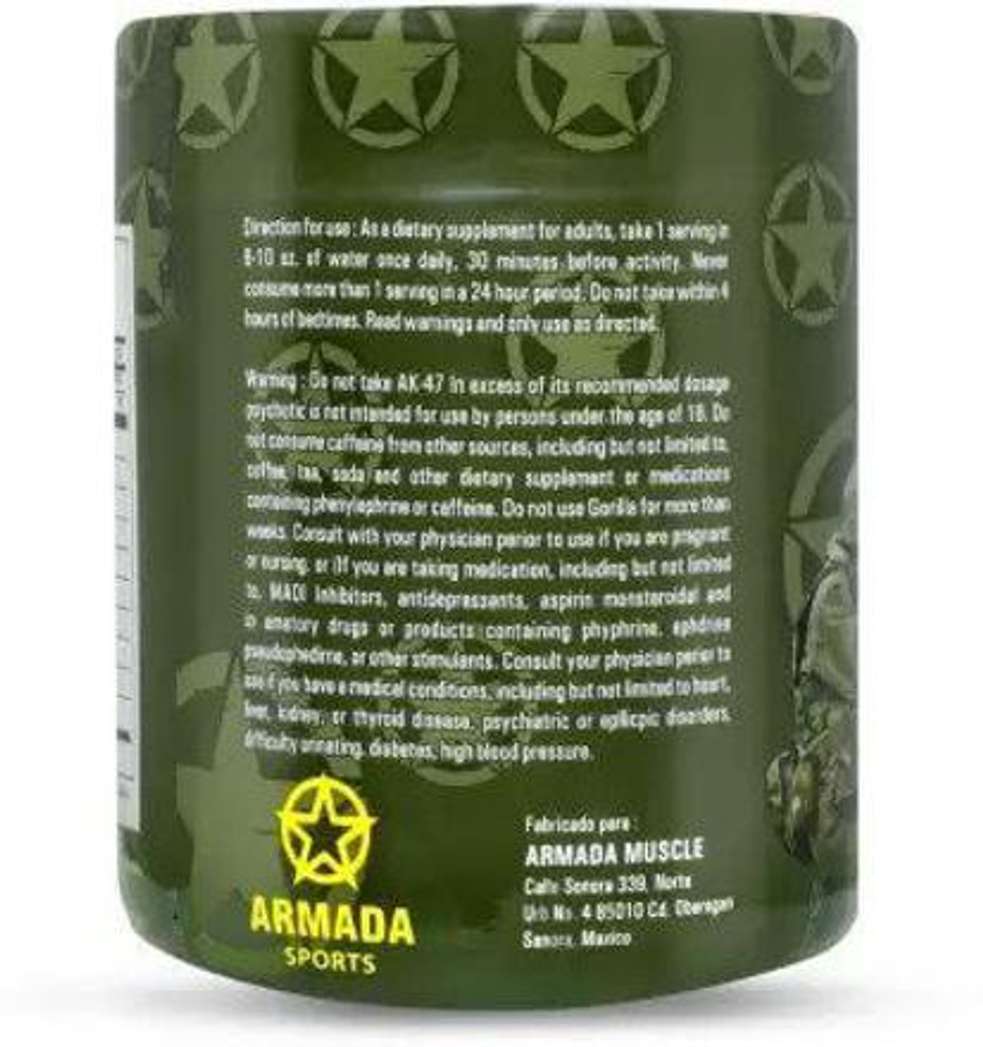 BN BAGRI NUTRITION BN AK 47 PREWORKOUT HIGH STIMULANT FORMULA ENERGY ...