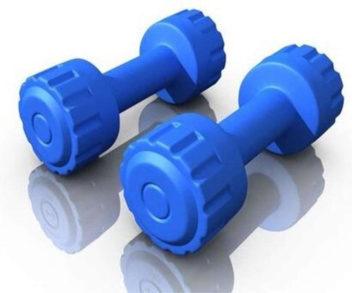 Protoner PVC (3kg + 3kg) Fixed Weight Dumbbell Price in India - Buy Protoner PVC (3kg + 3kg ...