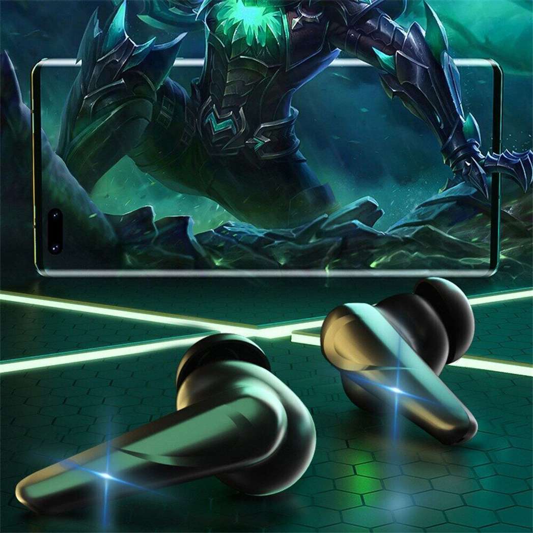 Gaming TWS Bluetooth Earbuds with Low latency, IPX 7, RGB Lighting ...