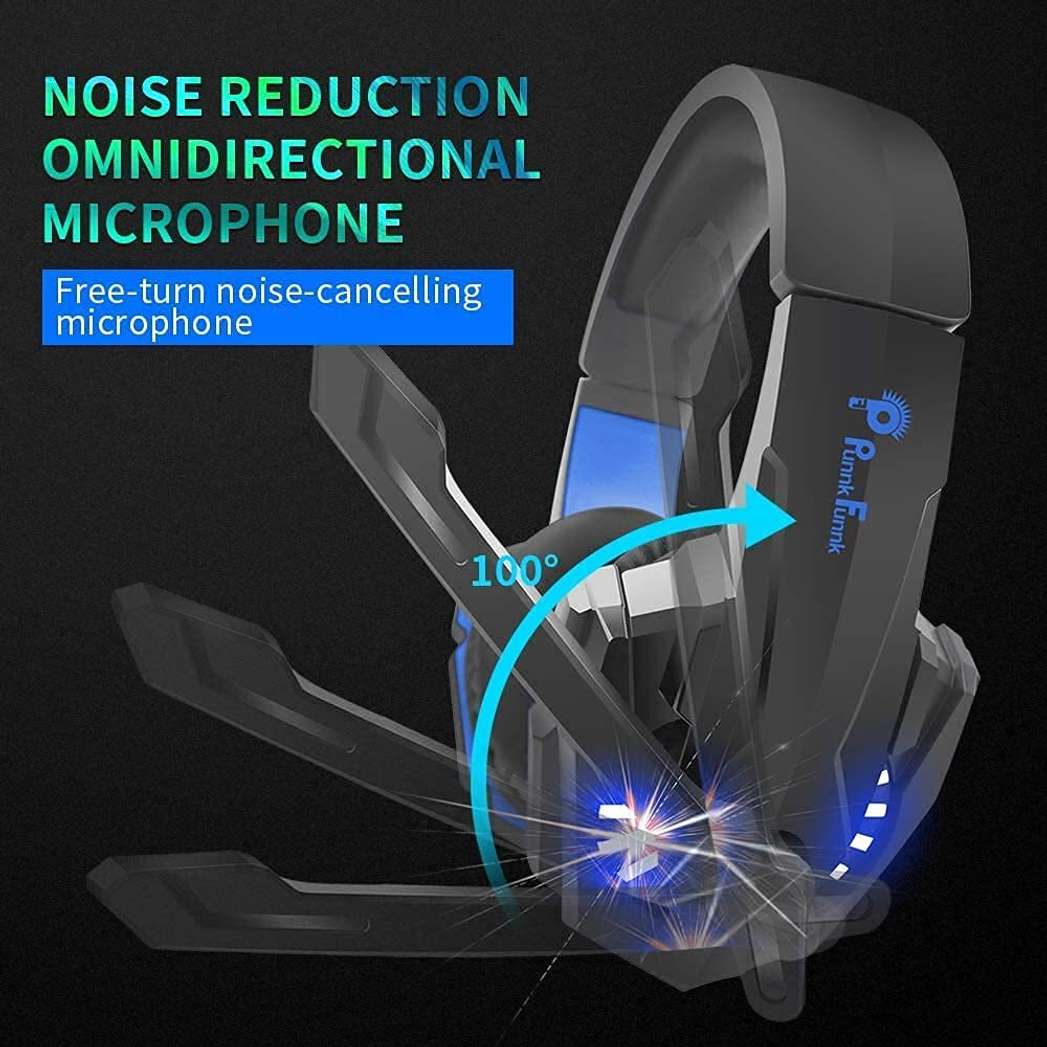 K20 Gaming Headset, Over Ear Gaming Headphones with Mic Wired Gaming ...