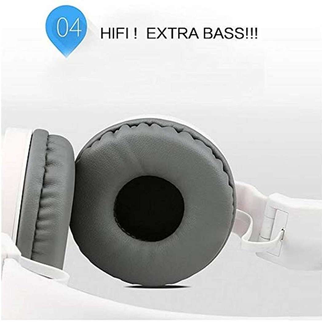 BLUE WIRELESS BLUETOOTH HEADPHONE with Mic Bluetooth Headset Price in ...