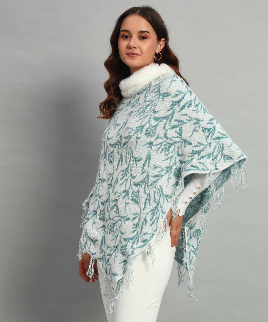 Wool Blend Poncho Price in India - Buy Wool Blend Poncho online at ...