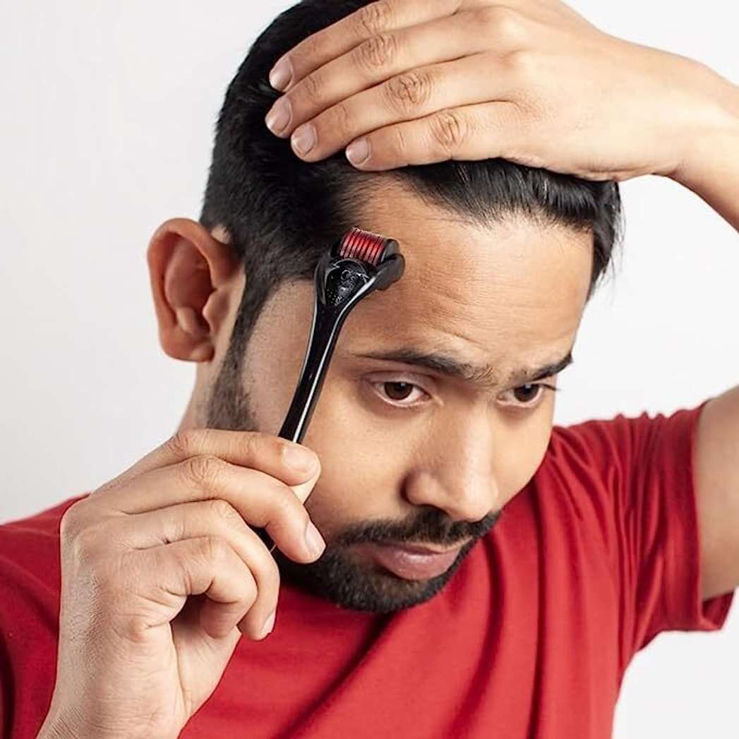 Mixonshun Derma Roller, 0.5mm with 540 Titanium micro needles - Derma ...