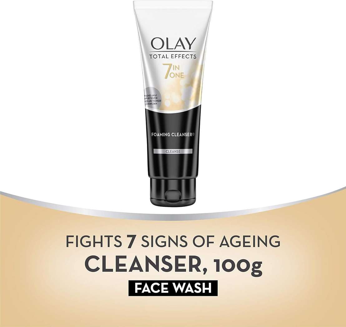 Olay Total Effects Foaming Cleanser 100ML Men & Women All Skin Types ...