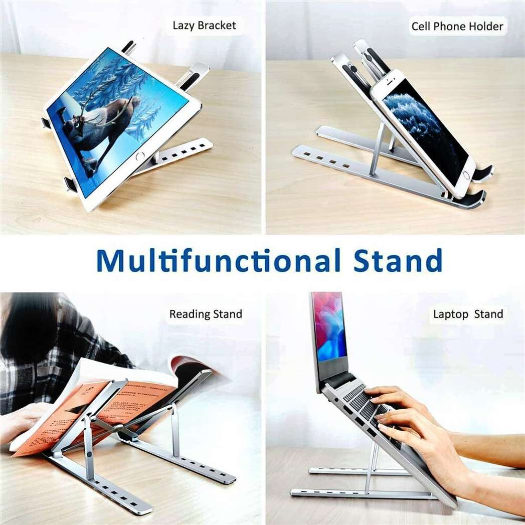 AMEXTRON Ergonomic Design Multifunctional All Laptops Laptop Stand ...