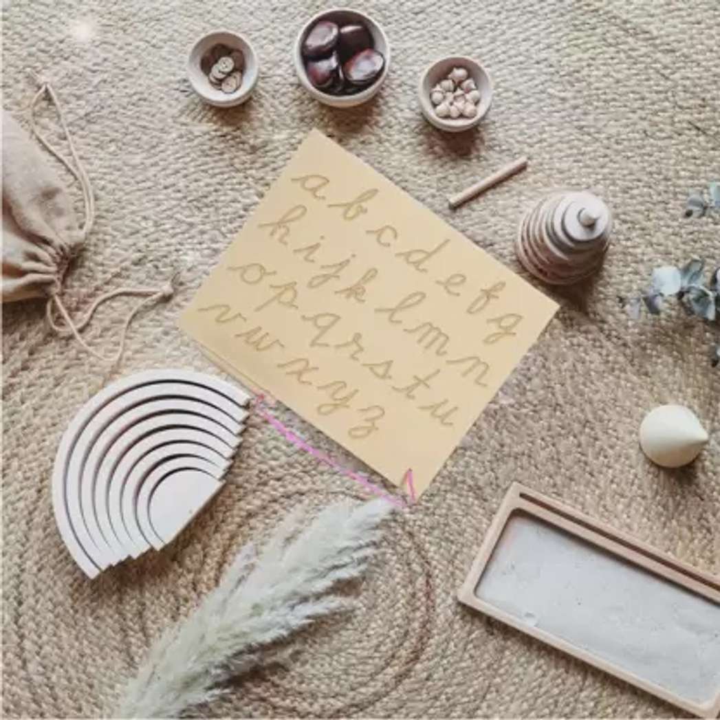 Cursive English Alphabet a to z Lowercase Letters Tracing & Practice ...