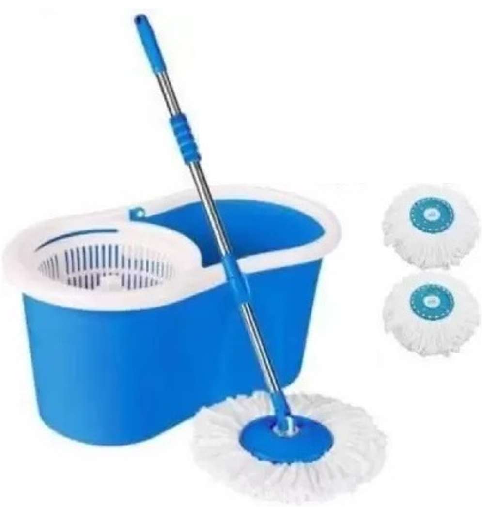 Dry Bucket Mop 360 Degree Self Spin Wringing 3 Super Absorbers for Home Mop Set Mop Set Price in ...