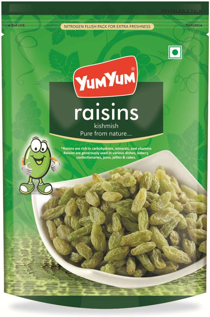 YUM YUM Premium Raisins Kishmish 500g Raisins Price in India - Buy YUM ...