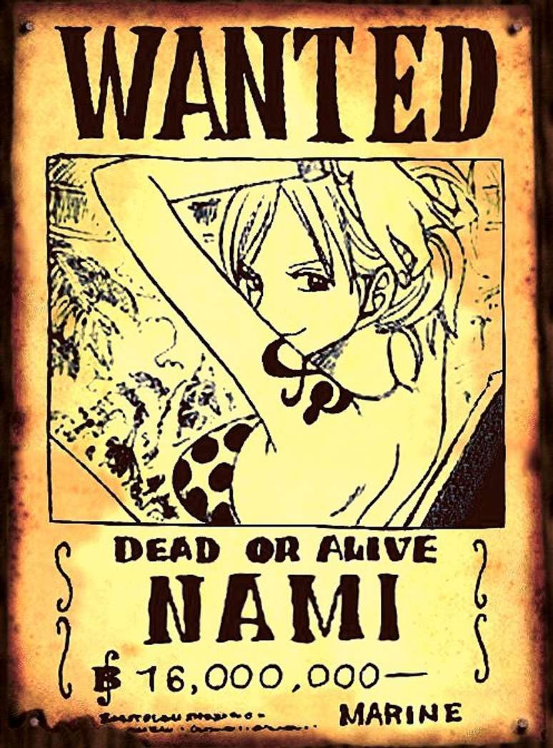 014_Wanted Poster Nami A4 Size Fine Art Print Price in India - Buy 014 ...