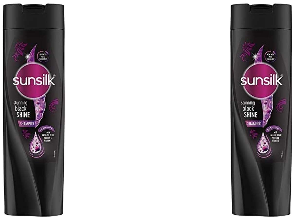 SUNSILK SUNSILK STUNNING BLACK SHINE SHAMPOO 360 ML PACK OF 2 Price in ...