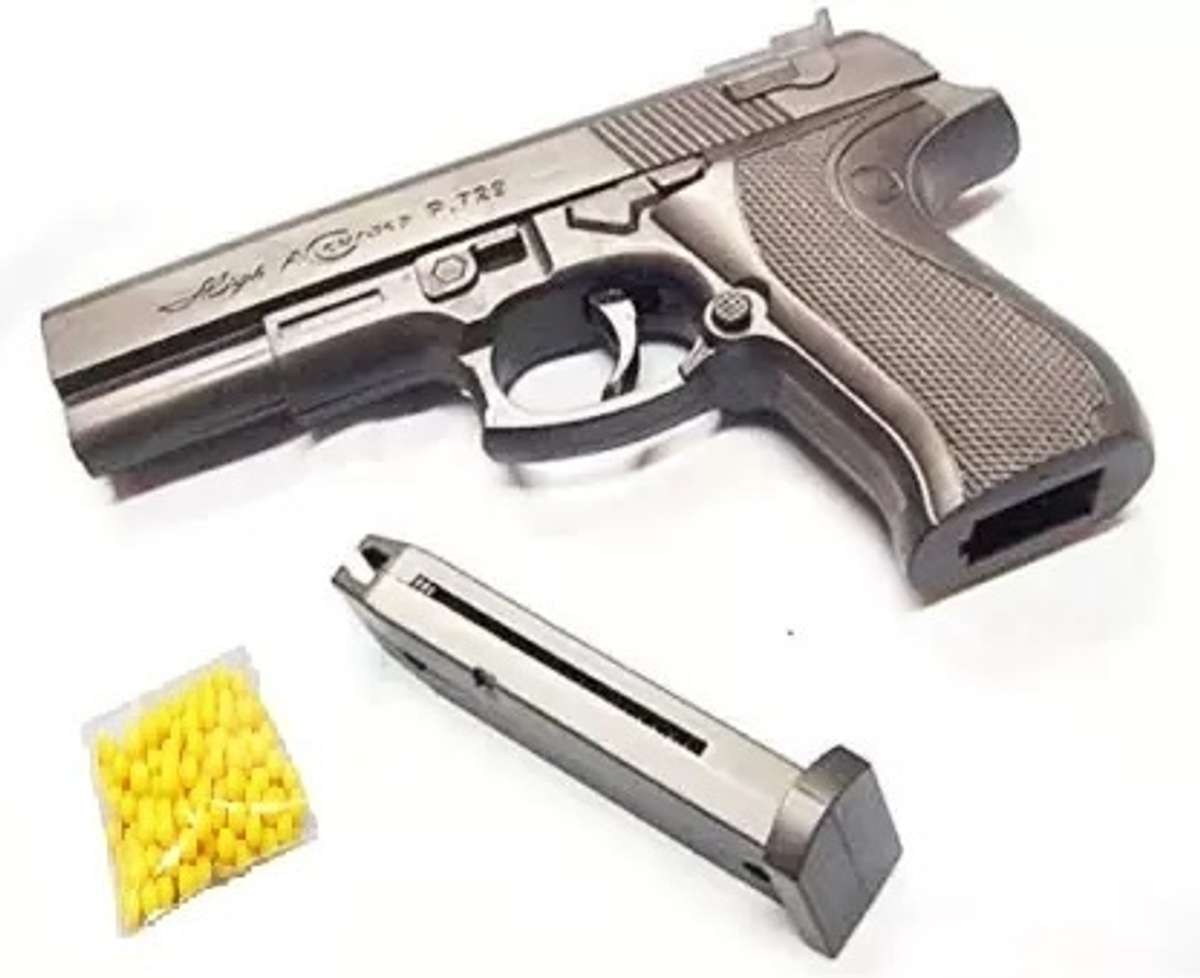 Toy Gun PUBG Pistol with 6 mm Plastic BB Bullet(50.Extra Bullet) Guns ...