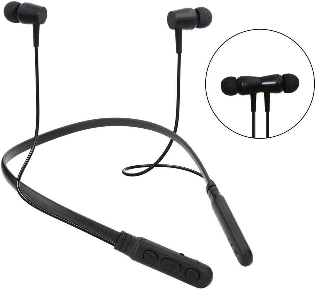 B11 in Ear Bluetooth Neckband Magnetic Eartips, Integrated Controls Y44 ...