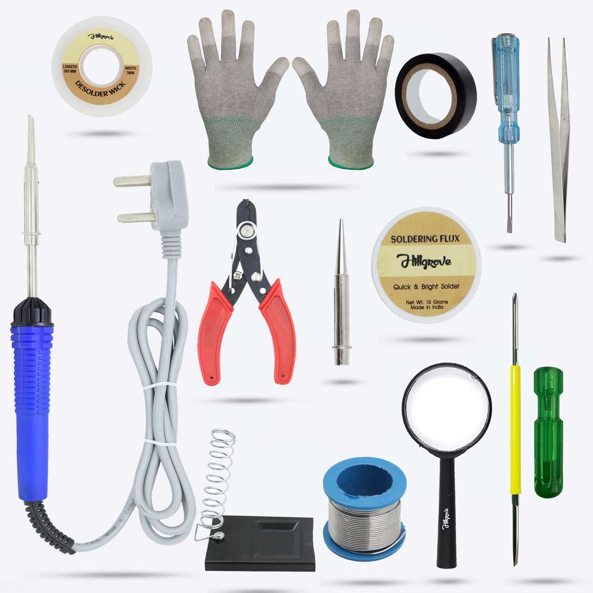 Hillgrove HGCM94M2 13in1 Soldering Iron Tool Kit with Anti Static ...