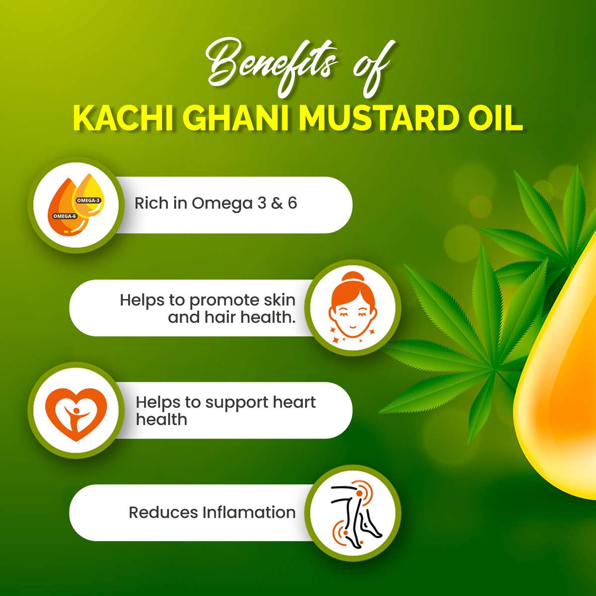 Organic Sunrise Natural Kachi Ghani Mustard Oil - 1 Litre - Rich in ...