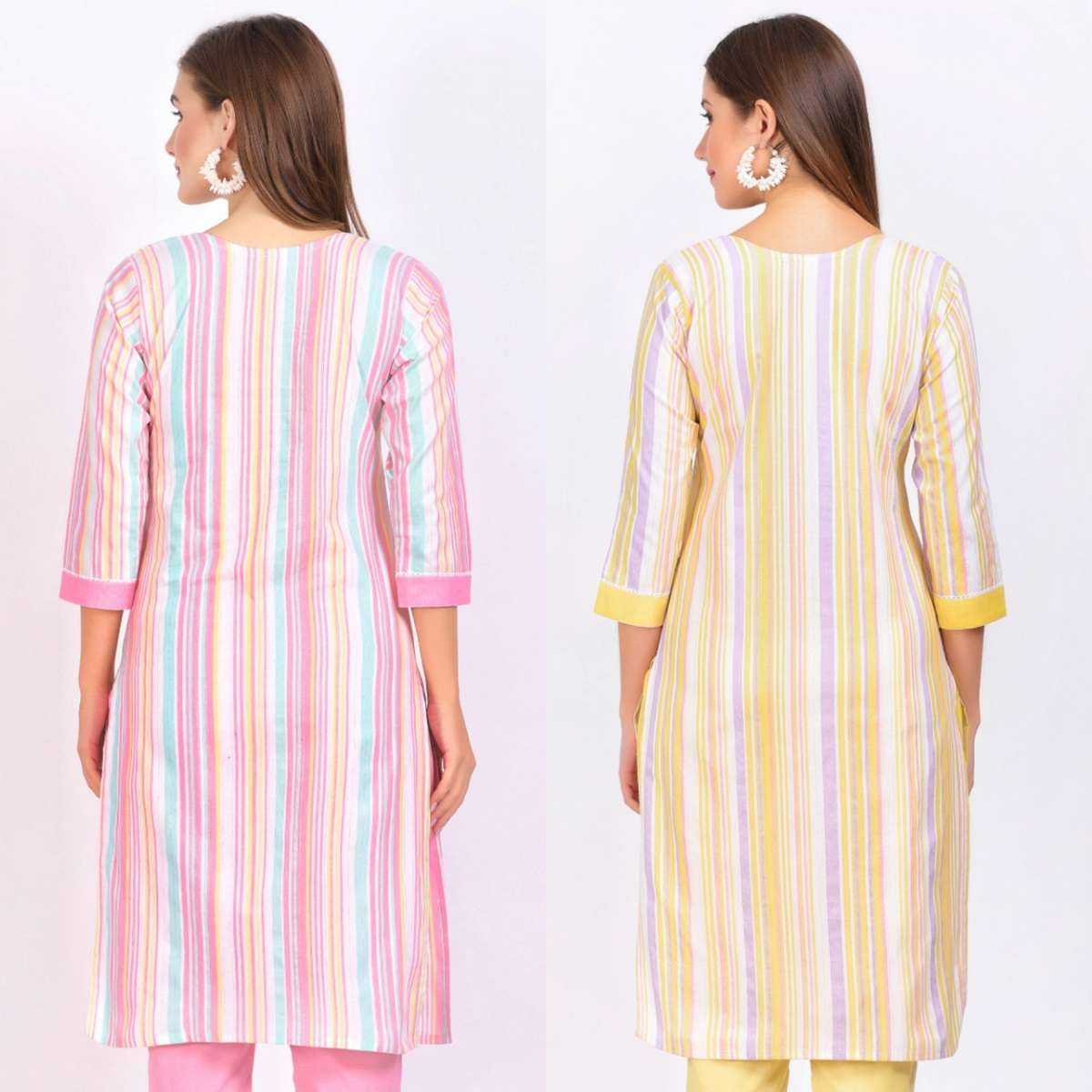Women Striped Kurta Price in India - Buy Women Striped Kurta online at ...