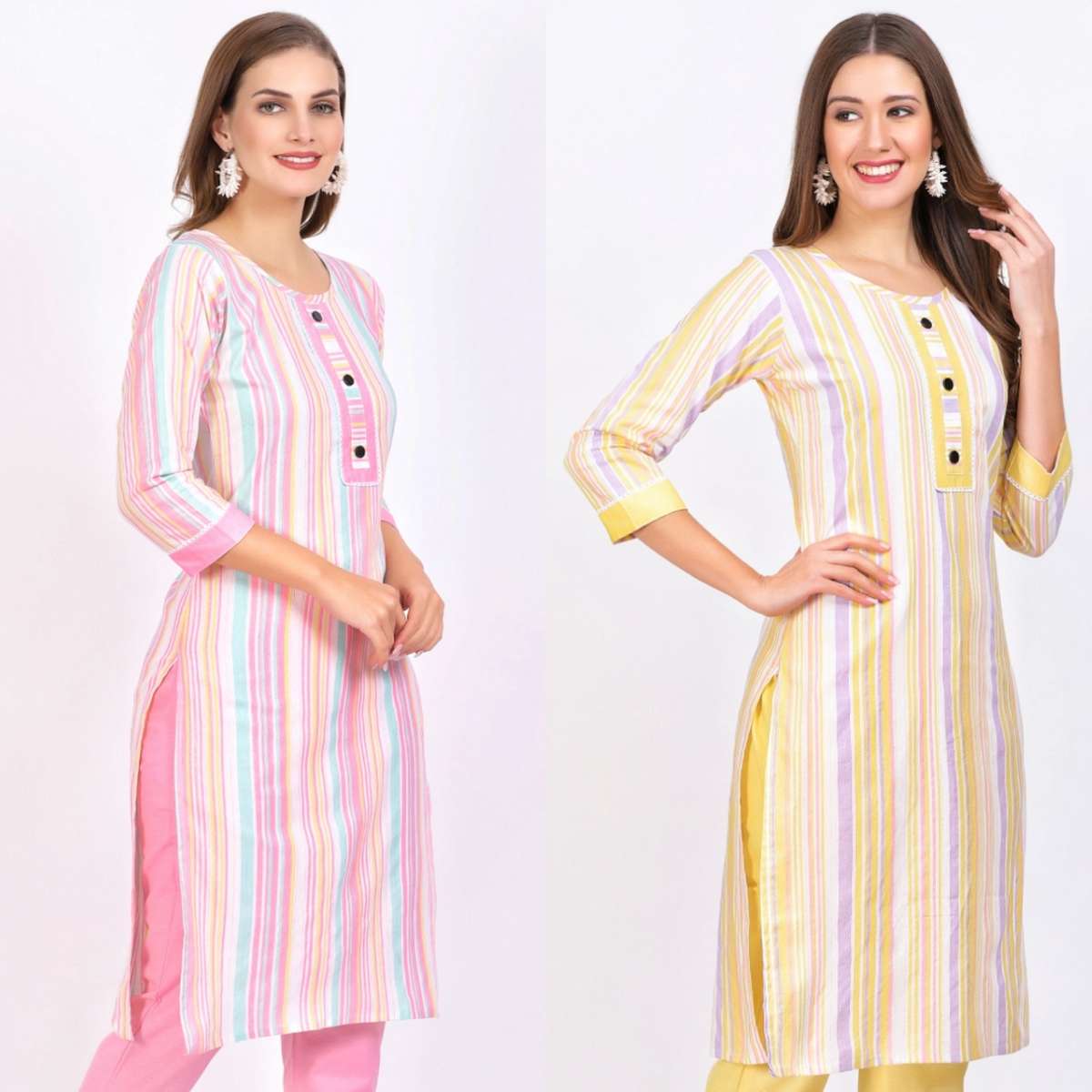 Women Striped Kurta Price in India - Buy Women Striped Kurta online at ...