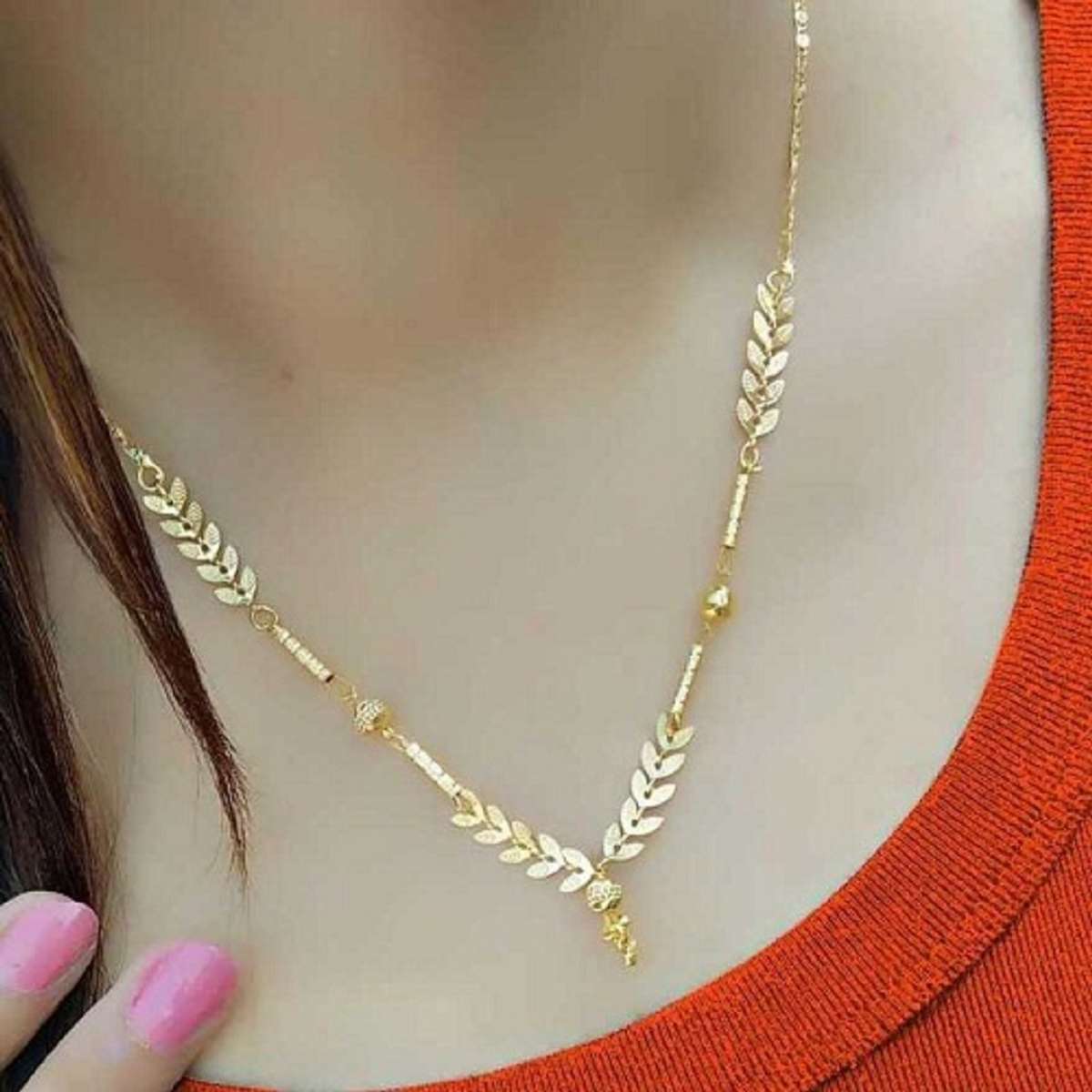 Gold-plated Plated Brass, Copper Chain Price in India - Buy Gold-plated ...