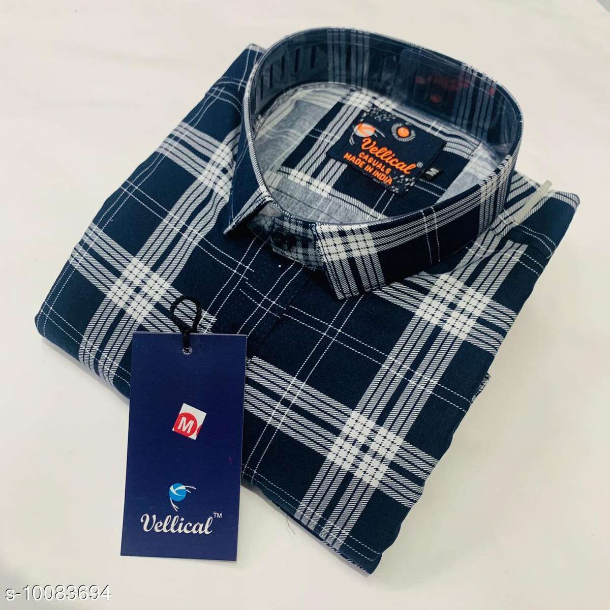 Men Checkered Formal Blue Shirt Price in India - Buy Men Checkered ...