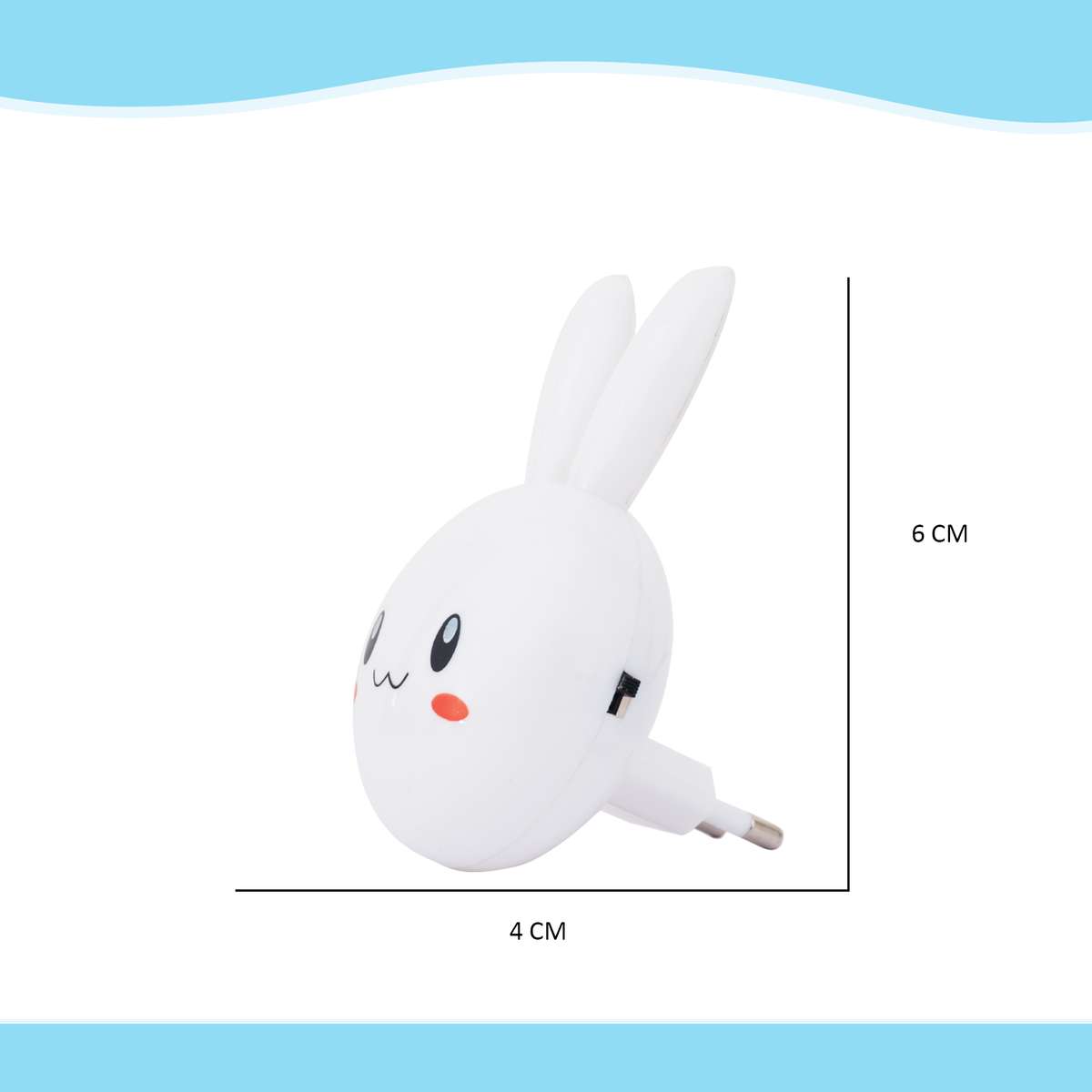 Expro Plastic Plug in Rabbit Night Lamp for Bedroom & Adults Room ...