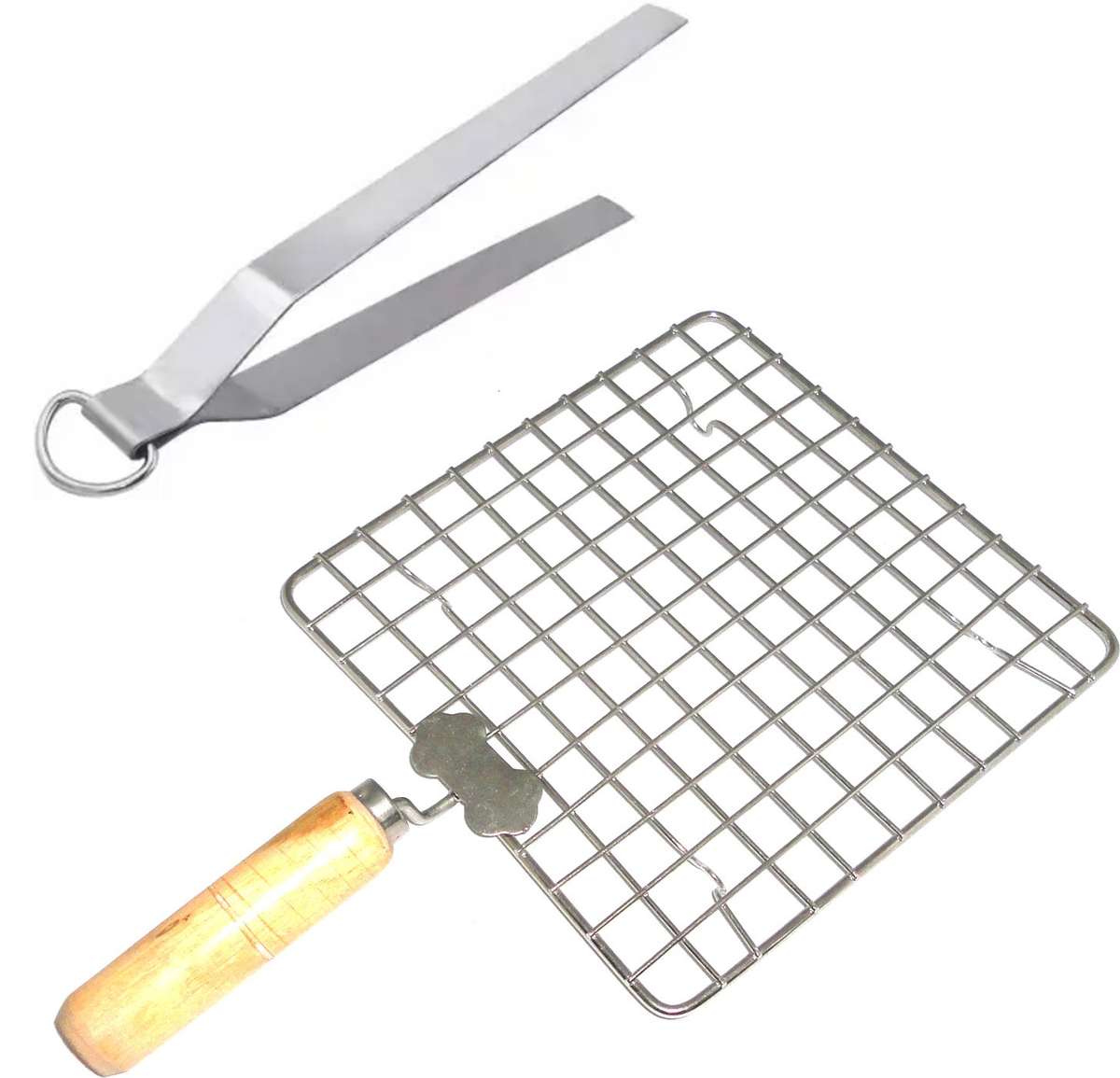 Stainless Steel Wire handle Roasting Net, Papad Jali,Roti Grill,Chapati ...